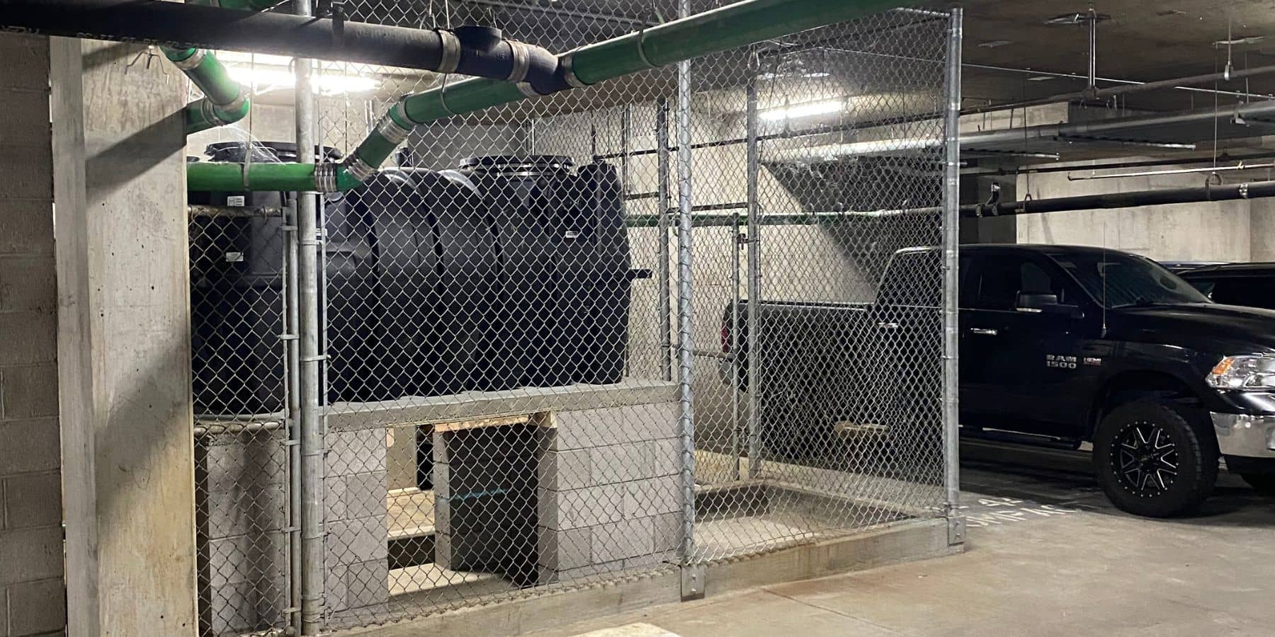 Composite cover outdoors (not typical)